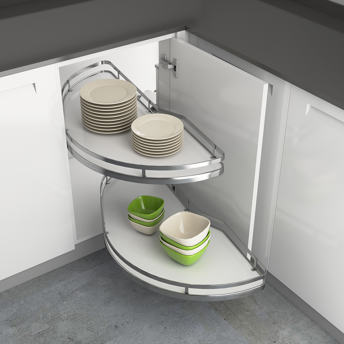 CORNER PULL OUT SHELVES GIRASOLO - Bellanta